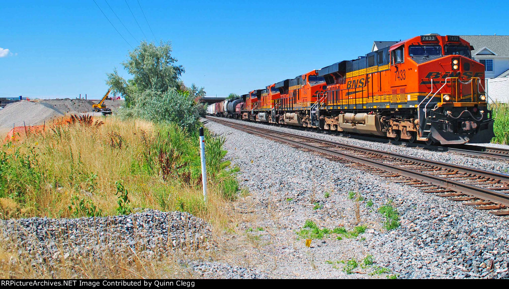 BNSF's Stockton-Provo "Q" Train.